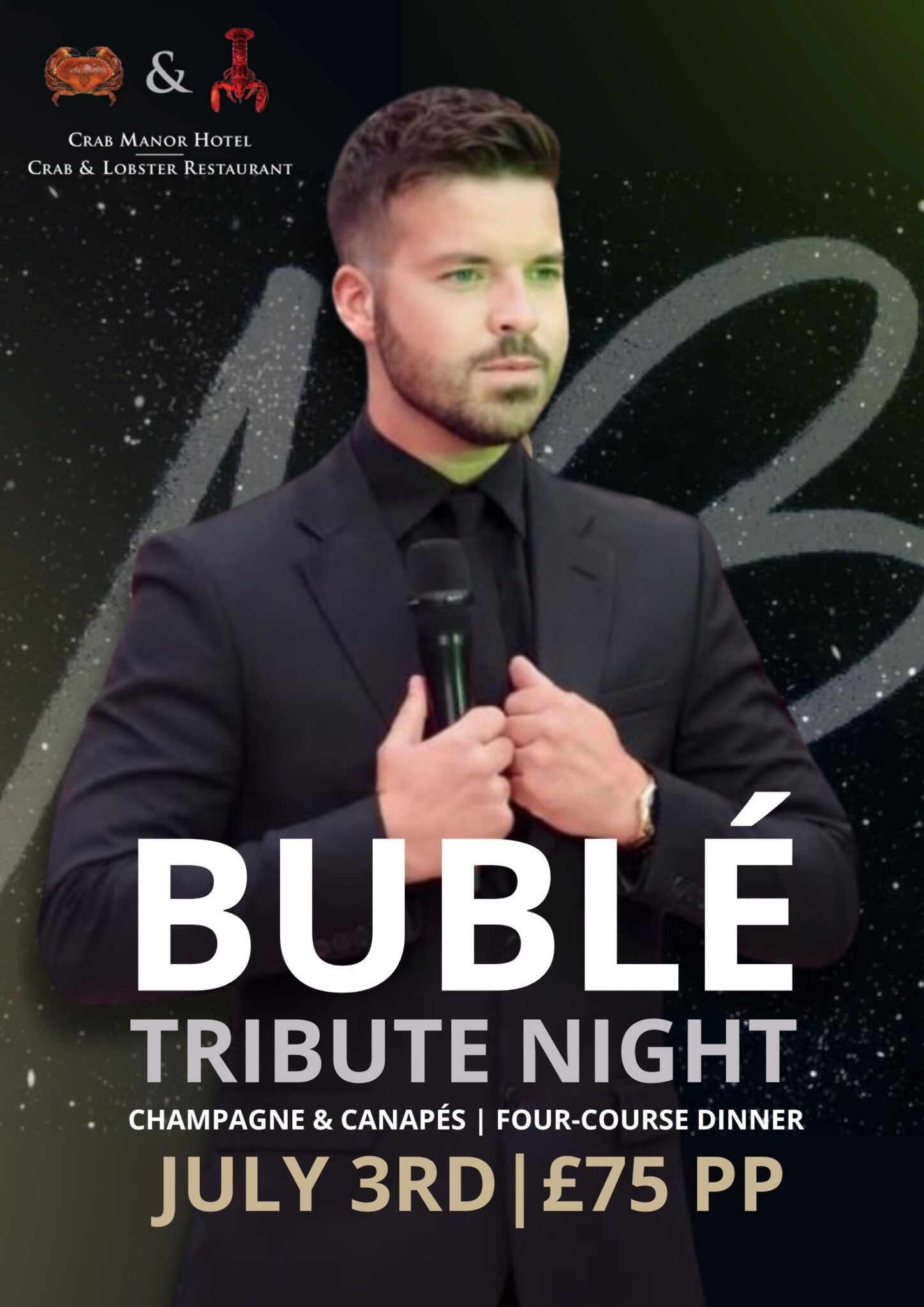 Michael Buble Summer Tribute Night - Crab & Lobster